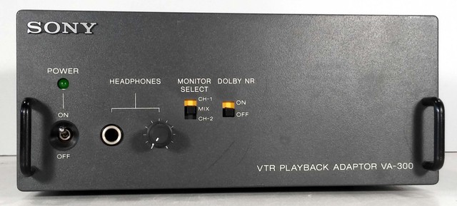 1 Sony Va-300 VTR Playback Adapter Make OFFER for sale online | eBay