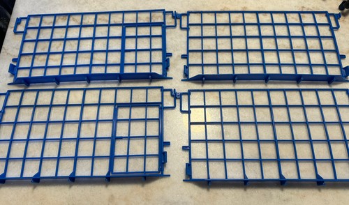 VINTAGE 1986 WWF LJN BLUE STEEL CAGE PARTS FOR SLING EM FLING EM RING ...