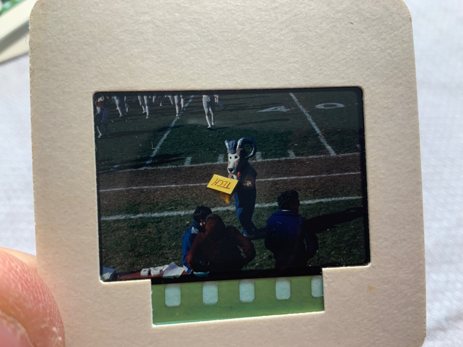 Vtg 35mm Slides WPI 1980s Cheerleaders Football Game Goat Mascot ...