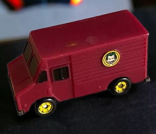 Ertl Batman Joker Van DC Comics Micro Mini Vehicle Car Red 1980s Vtg ...