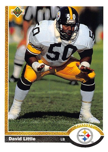 David Little 1991 Upper Deck 302 Pittsburgh Steelers Football Card | eBay