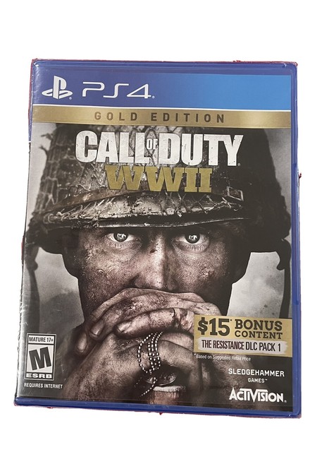 Call of Duty: WWII Gold Edition - (PlayStation 4, 2018) for sale online ...