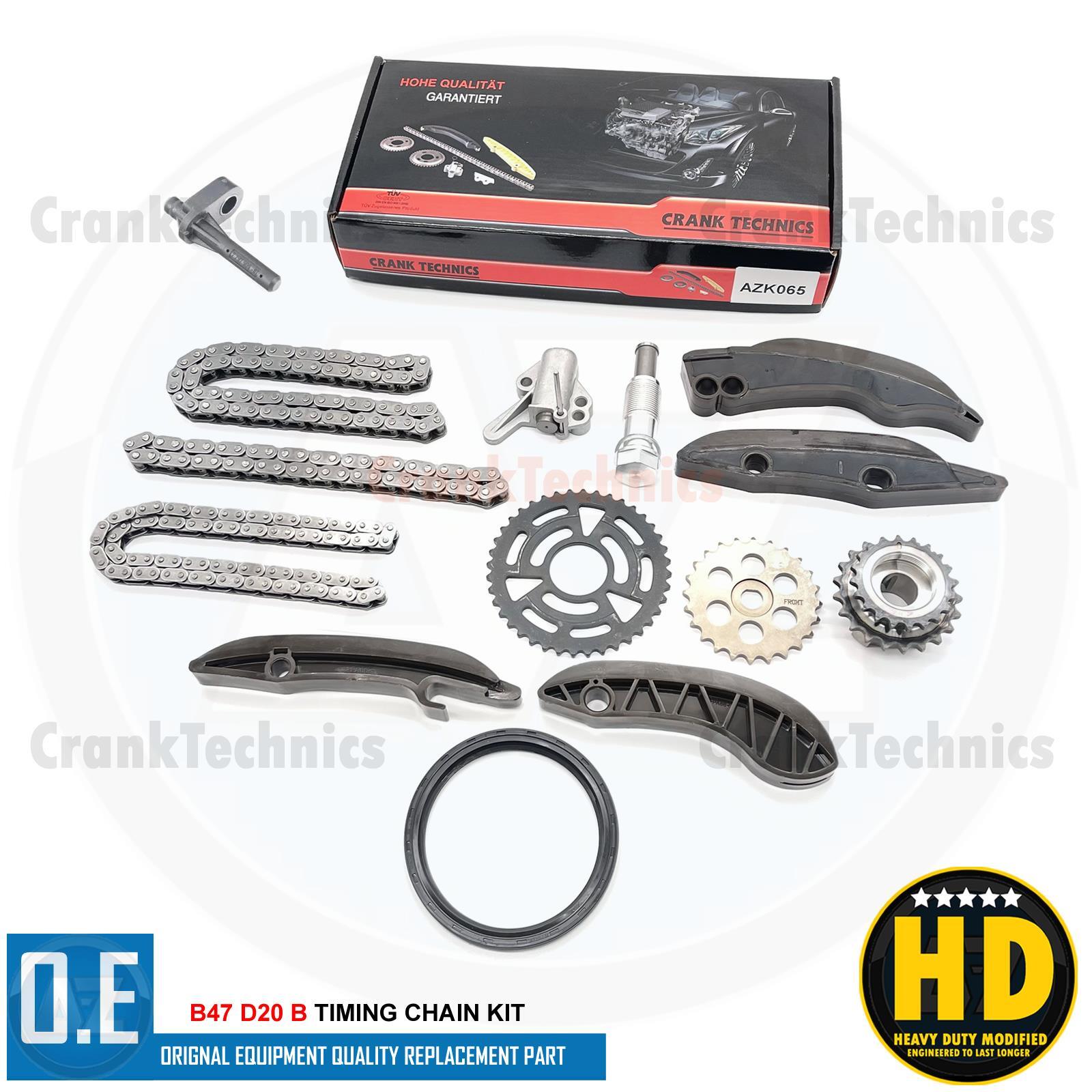 FOR BMW X3 G01 sDrive 18d 18-20 B47D20B UPPER LOWER DIESEL TIMING CHAIN ...