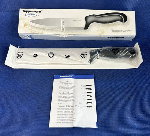 TUPPERWARE E-Series Chef’s Knife 8” Blade New in Box | eBay
