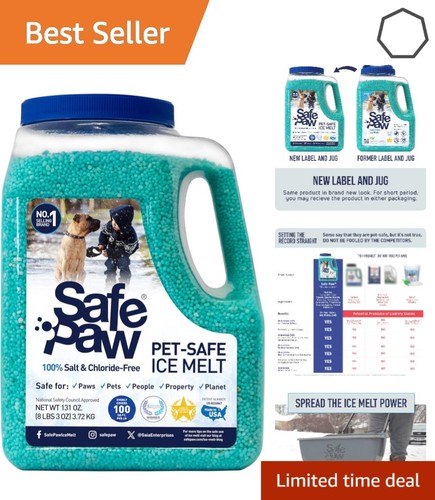 Eco-Friendly Pet Safe Ice Melt - Non-Toxic & Biodegradable Snow Removal ...