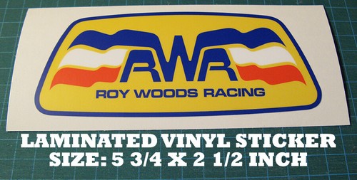 ROY WOODS RACING VINYL DECAL STICKER -TRANS AM - AMC JAVELIN - SCCA ...