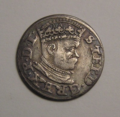Poland Riga Silver 3 groschen 1586 Stephan Bathory | eBay