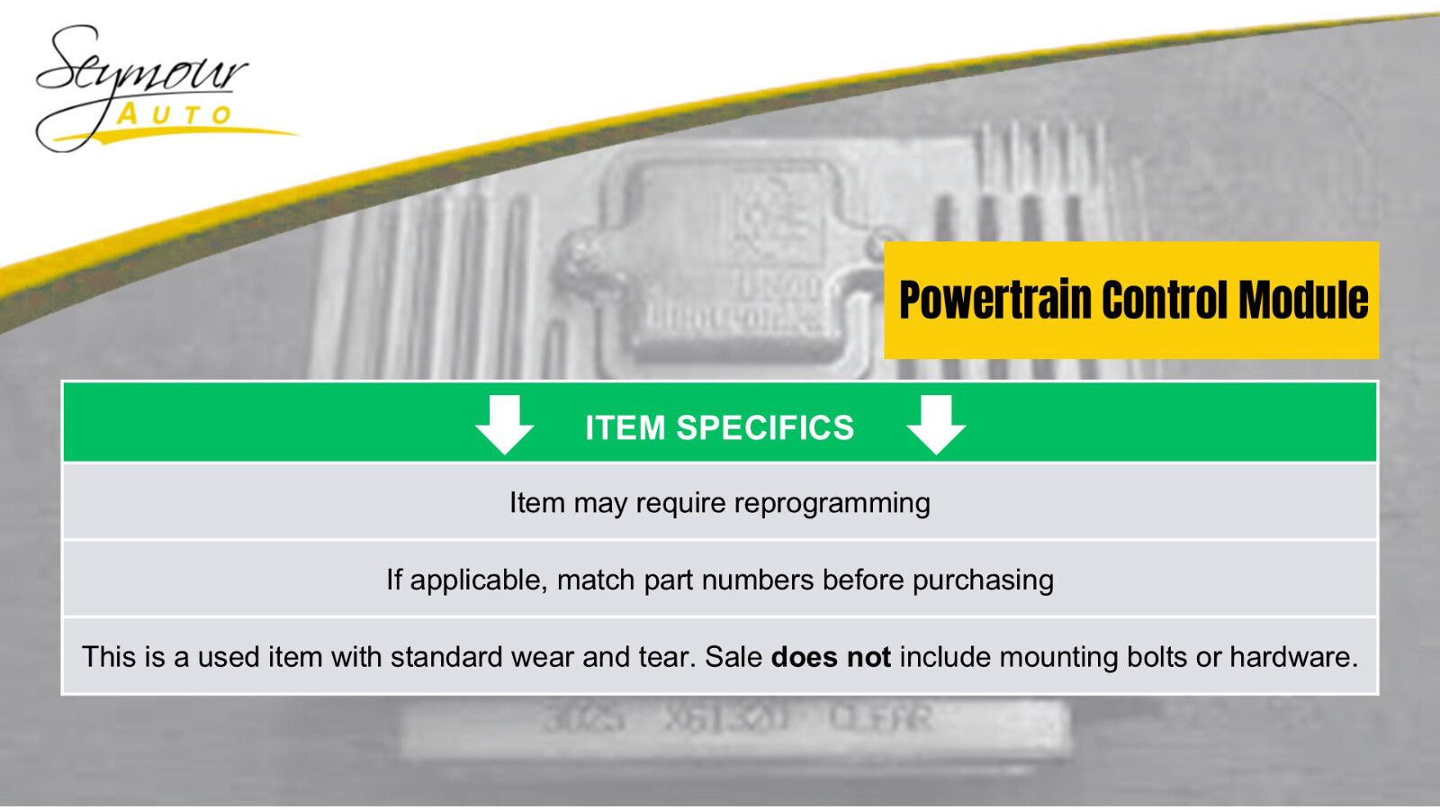 Chassis ECM Body Control BCM Behind Cluster Thru 10/08 Fits 09 ALTIMA ...