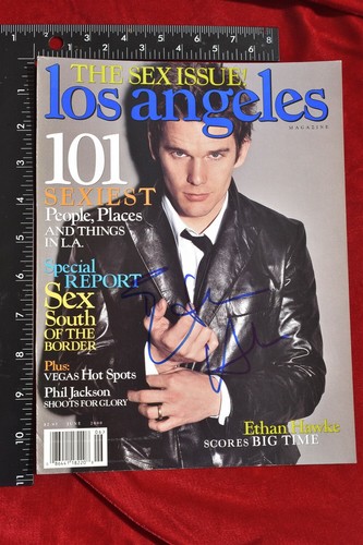 ETHAN HAWKE LOS ANGELES IN PERSON signed autograph photo Magazine cover ...