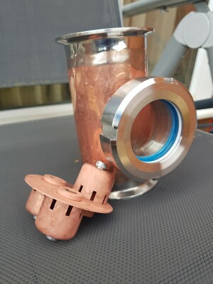 Distilling Copper Flute Section – 3″ Diameter with 3 Inch Window | eBay UK