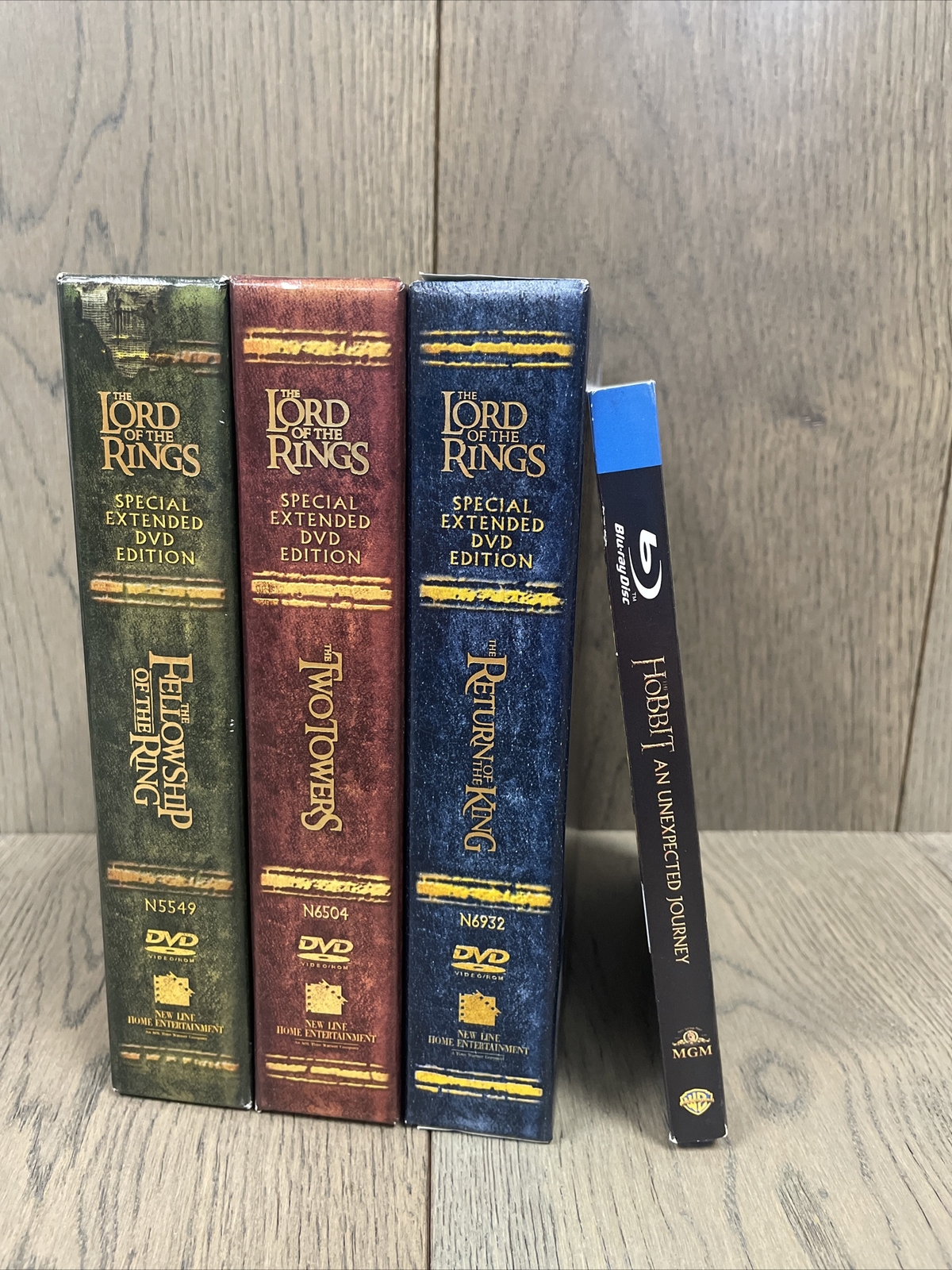 4 The Lord of the Rings Fellowship, Towers, King (Special Extended DVD ...