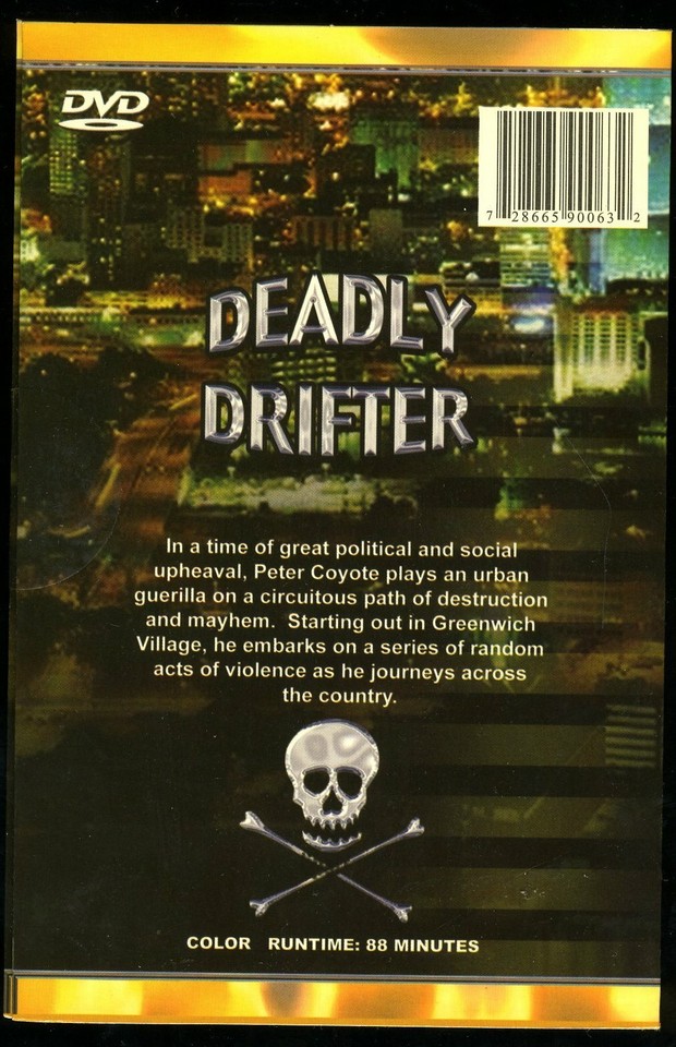 DEADLY DRIFTER DVD Starring Peter Coyote Danny Glover | eBay