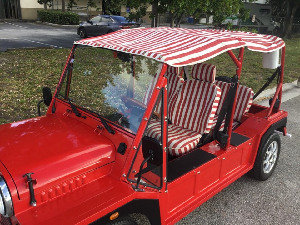 2018 RED ACG MOKE LSV Golf Cart car 4 Passenger Seat FAST STREET LEGAL ...