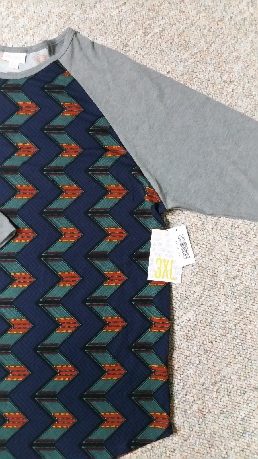 LuLaRoe Black, Jade, Orange & Gray Randy 3XL NWT | eBay