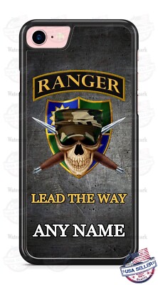 Lead the Way Army Rangers Logo Phone Case For iPhone i15 Samsung s23 ...