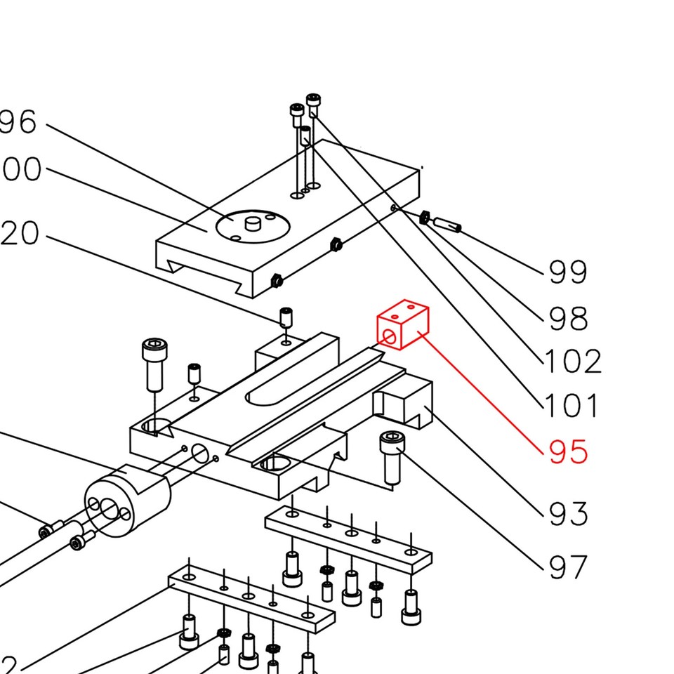 Mini Cross Slide Feed Nut Lathe Parts for C2/SC2/C3/CX704/G8688/SOGI M1 ...