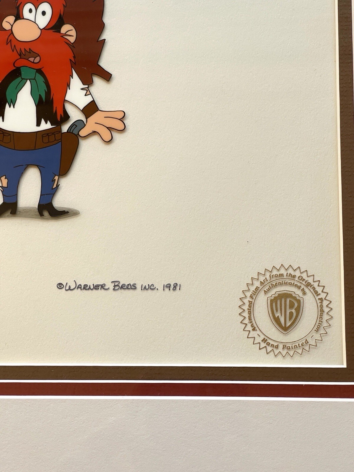 Warner Bros Looney Tunes: Yosemite Sam Hand Painted Cel | eBay