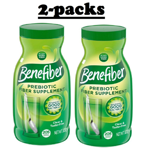 2 Pack - Benefiber Daily Prebiotic Fiber Supplement Powder, Unflavored ...