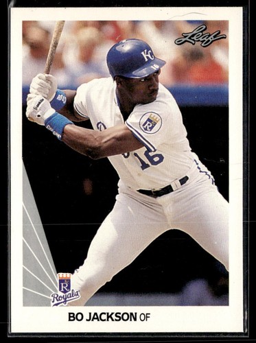 1990 Leaf #125 Bo Jackson Royals Baseball Card 2601Q | eBay