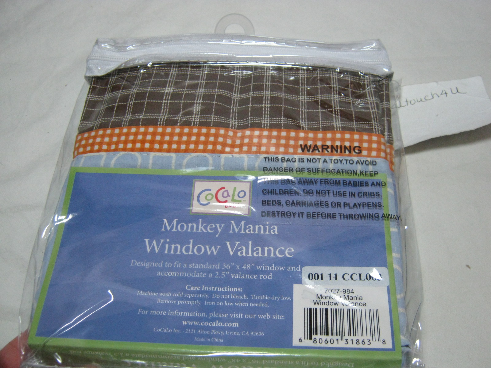 Cocalo Monkey Mania Window Valance for sale online | eBay