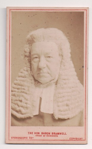 Vintage CDV George Bramwell, 1st Baron Bramwell English judge. | eBay