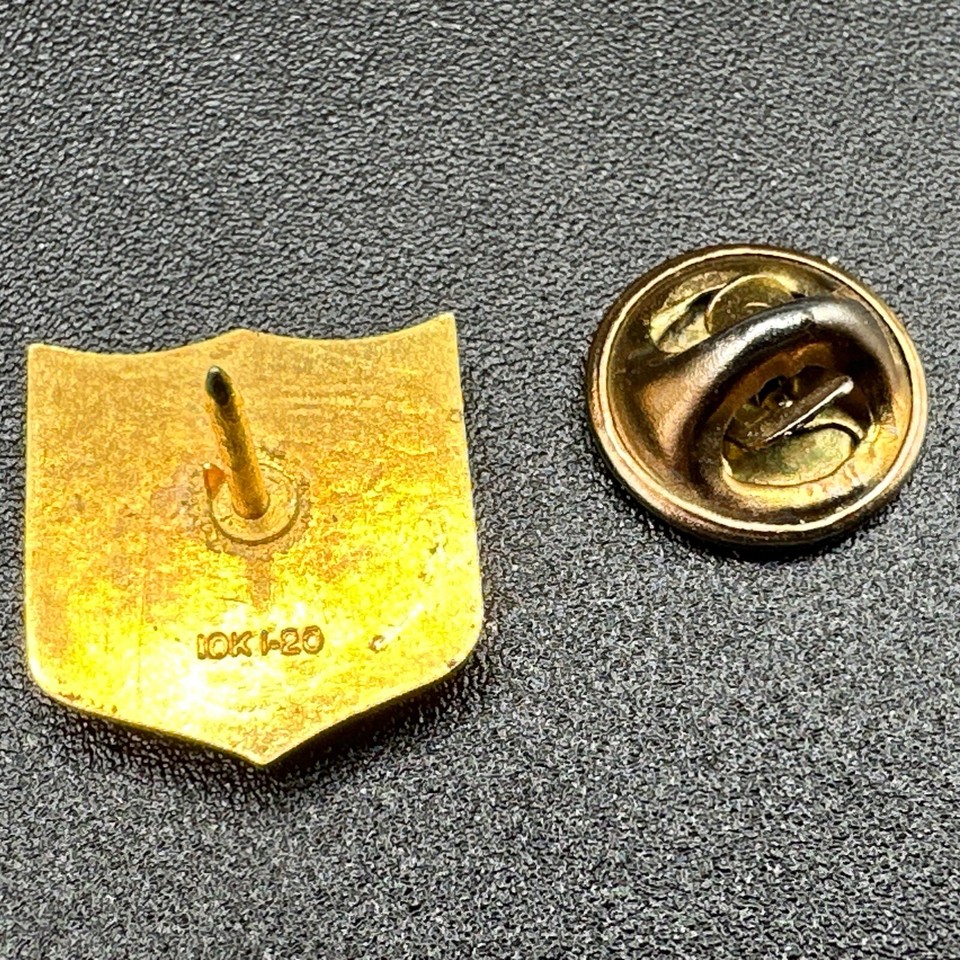 VFW Past Post Commander 1/20 10k Gold Lapel Hat Pin Veterans Of Foreign ...