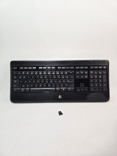 Logitech K800 Illuminated Keyboard Tested With Dongle | eBay