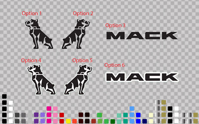 Mack Truck Sticker Decal Windshield Laptop Tool Box 4x4 Tradie Ute ...