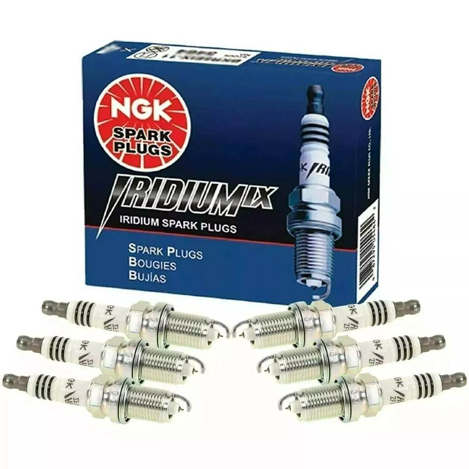 6 pc NGK Iridium IX Spark Plugs for 2005-2019 Nissan Frontier 4.0L V6 ...