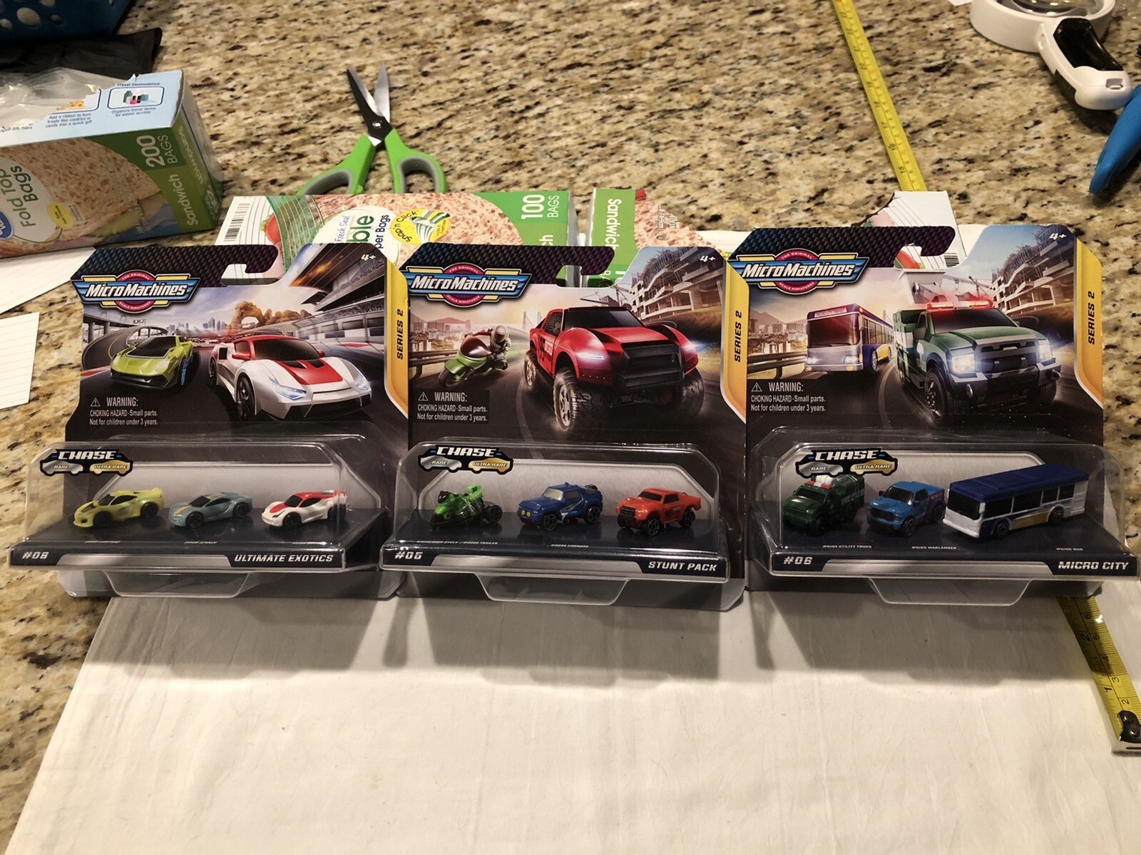 Lot of 3 Micro Machines 2020 Series 2 Car Set New in Package Free Ship ...