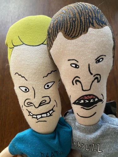 Vintage MTV Beavis And Butthead 14" Plush Doll Set, 1993 by Out Of ...