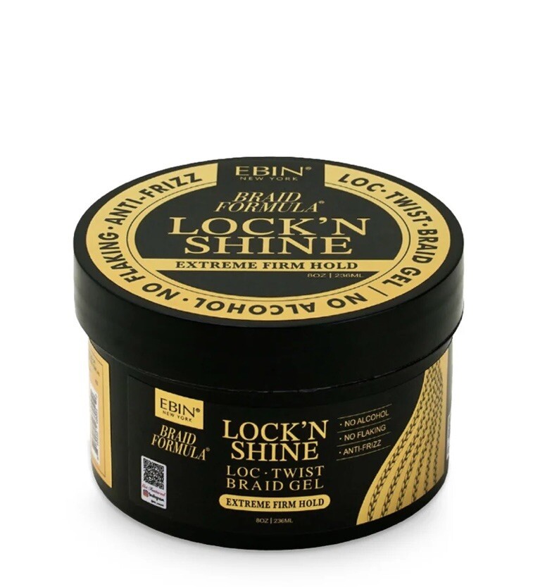 Ebin Loc & Shine Braid Gel- Extreme Firm Hold 8oz | eBay