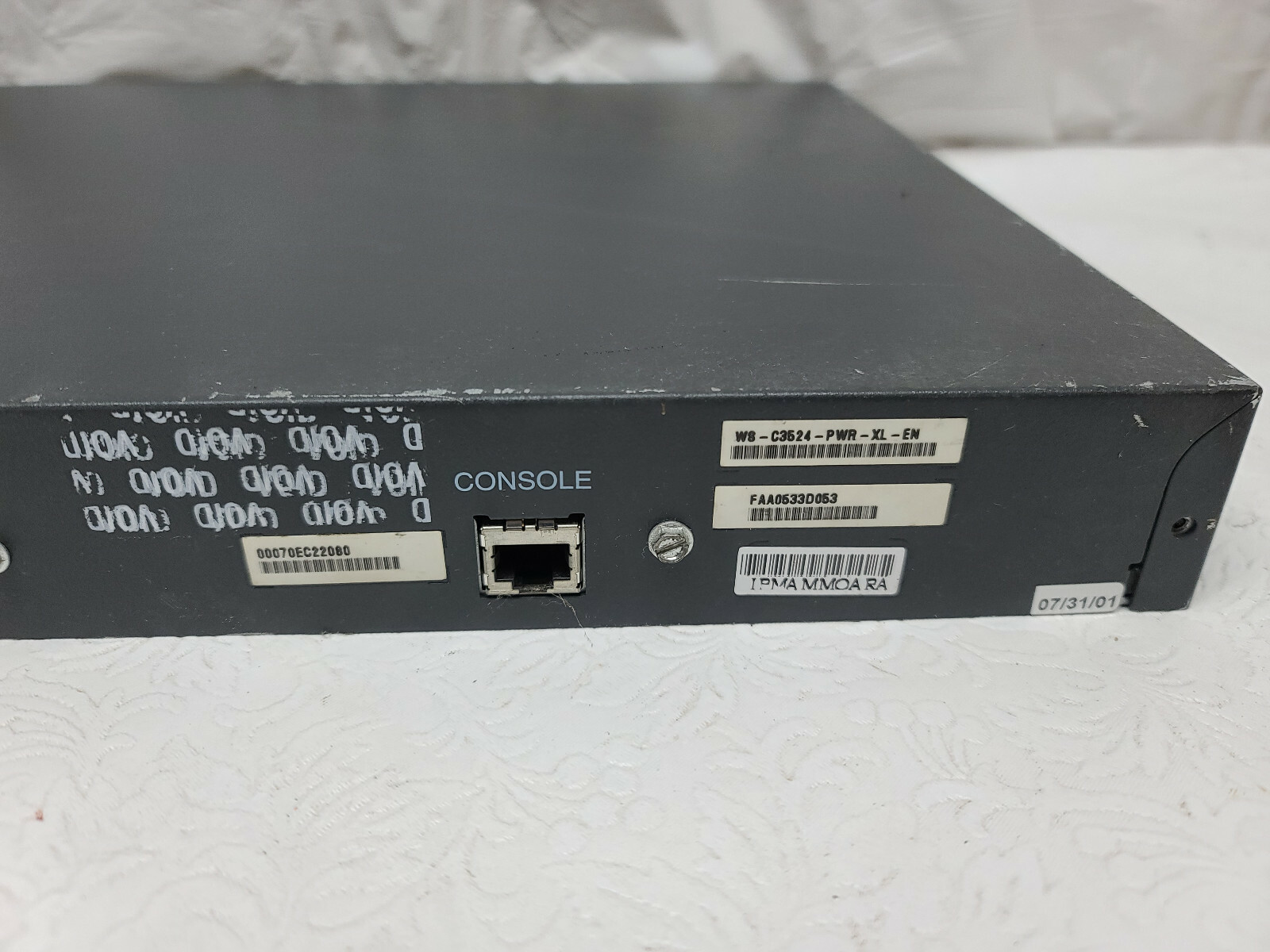 Cisco Catalyst 3500 Series XL Model WS-C3524-XL 24 Port Ethernet Switch ...