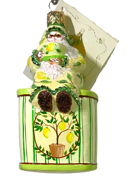 Patricia Breen Tea Time Santa Lemons #2672 2006 CATZ 4.25” Rare | eBay