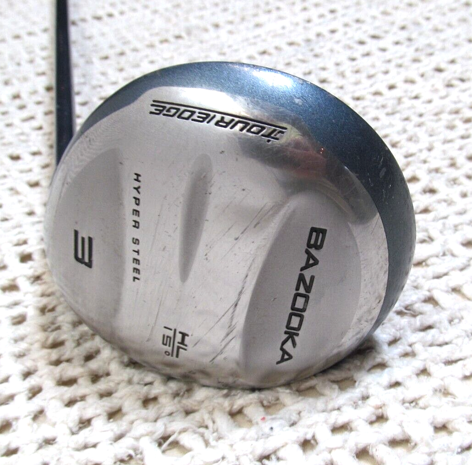Tour Edge BAZOOKA HL 15* Deg Hyper Steel 3 Wood RH ~ Ladies Flex ...