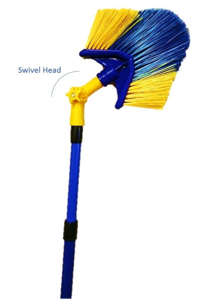Extendable Cobweb Brush Angled Head Feather Duster Long Reach ...