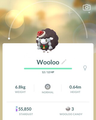 Pokémon Shiny Holiday Attire Wooloo - TRADE 20k - Read Description | eBay