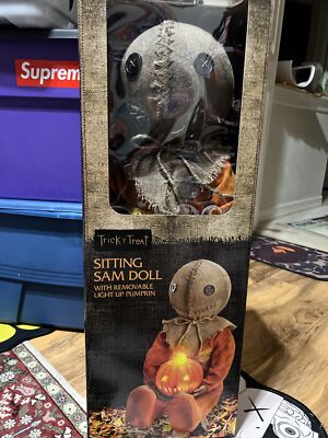 Trick r' Treat SAM Light-Up Sitting Doll 30" Spirit Exclusive Brand New ...