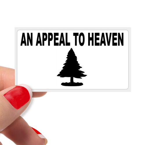 AN APPEAL TO HEAVEN Bulk Pack Statement Stickers Christian Liberty ...