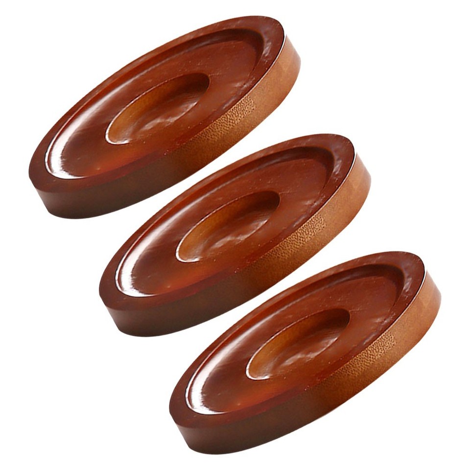 3 Pcs Home Bar Accessories Whiskey Glass Coasters Table Drinking Pads ...