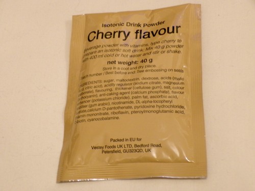 Isotonic Cherry Flavour Drink Powder – British Army NATO Ration Pack 01 ...