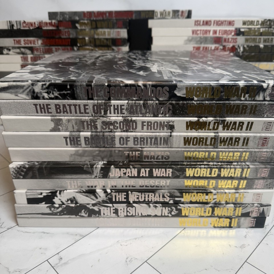 Time Life Books World War II Set of Books *Pick your Volumes* Red and ...