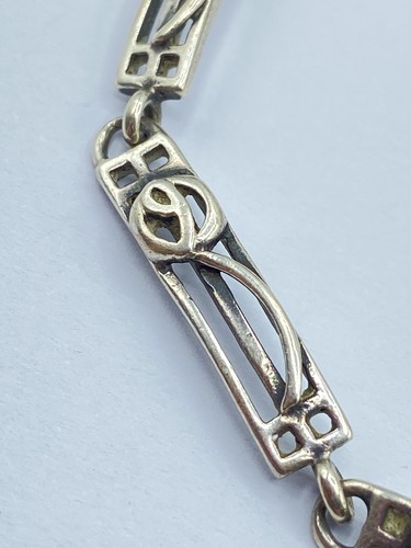 Beautiful Vintage Sterling Silver Mackintosh Style Bracelet | eBay