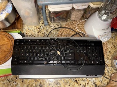 Microsoft SideWinder X4 Wired Gaming Keyboard Illuminated Keys KU-0951 ...