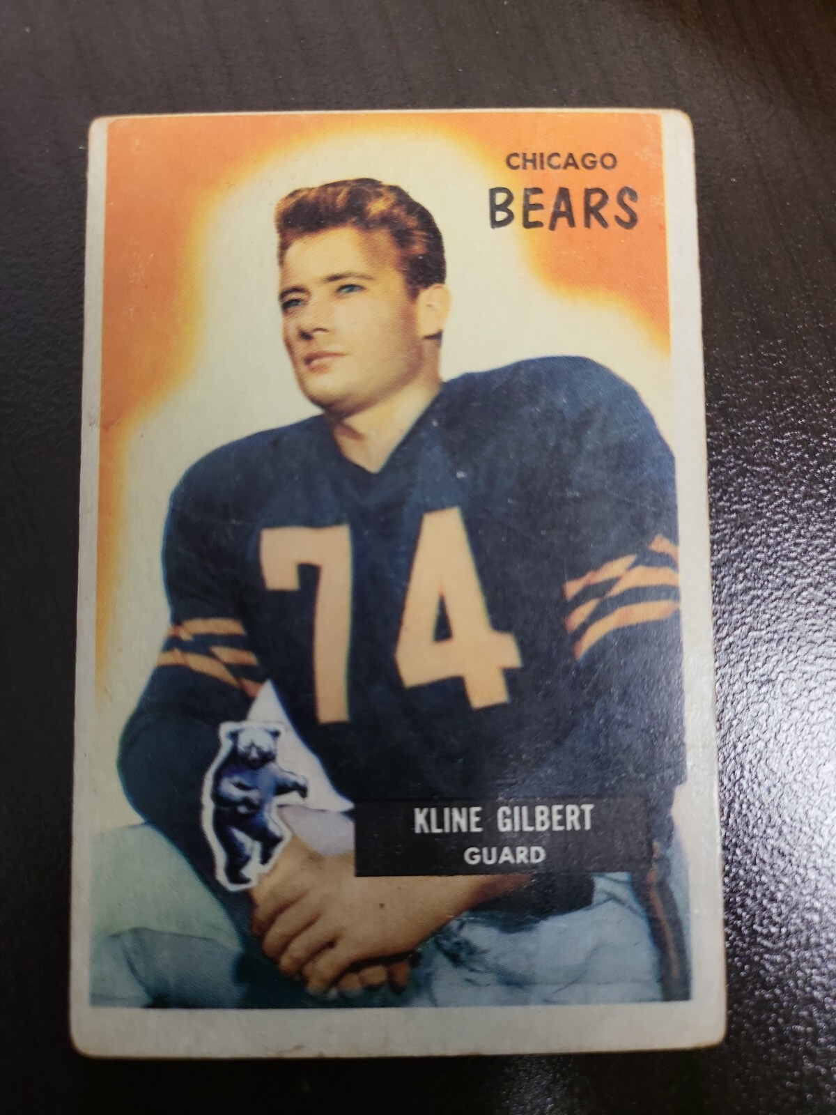 1955 Bowman Kline Gilbert football card #49 | eBay
