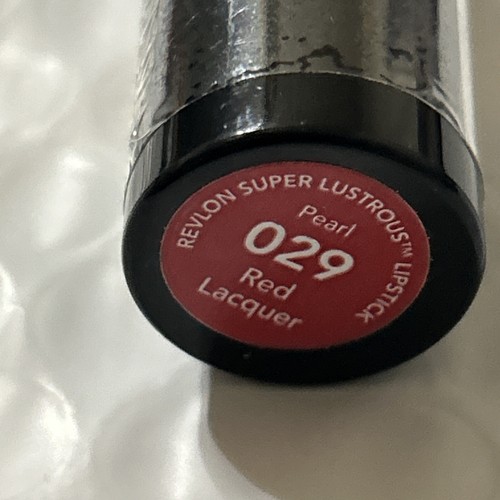 Revlon Super Lustrous Lipstick Red Lacquer 029 Pearl vintage New sealed | eBay