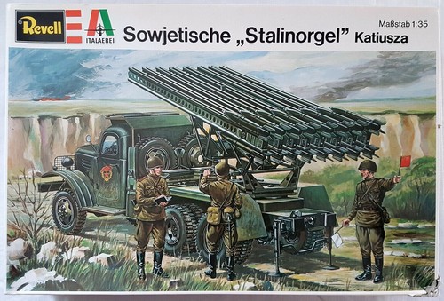 Revell H-2115 Sowjetische Stalinorgel Katiusza 1:35 Neu, Bauplan ...