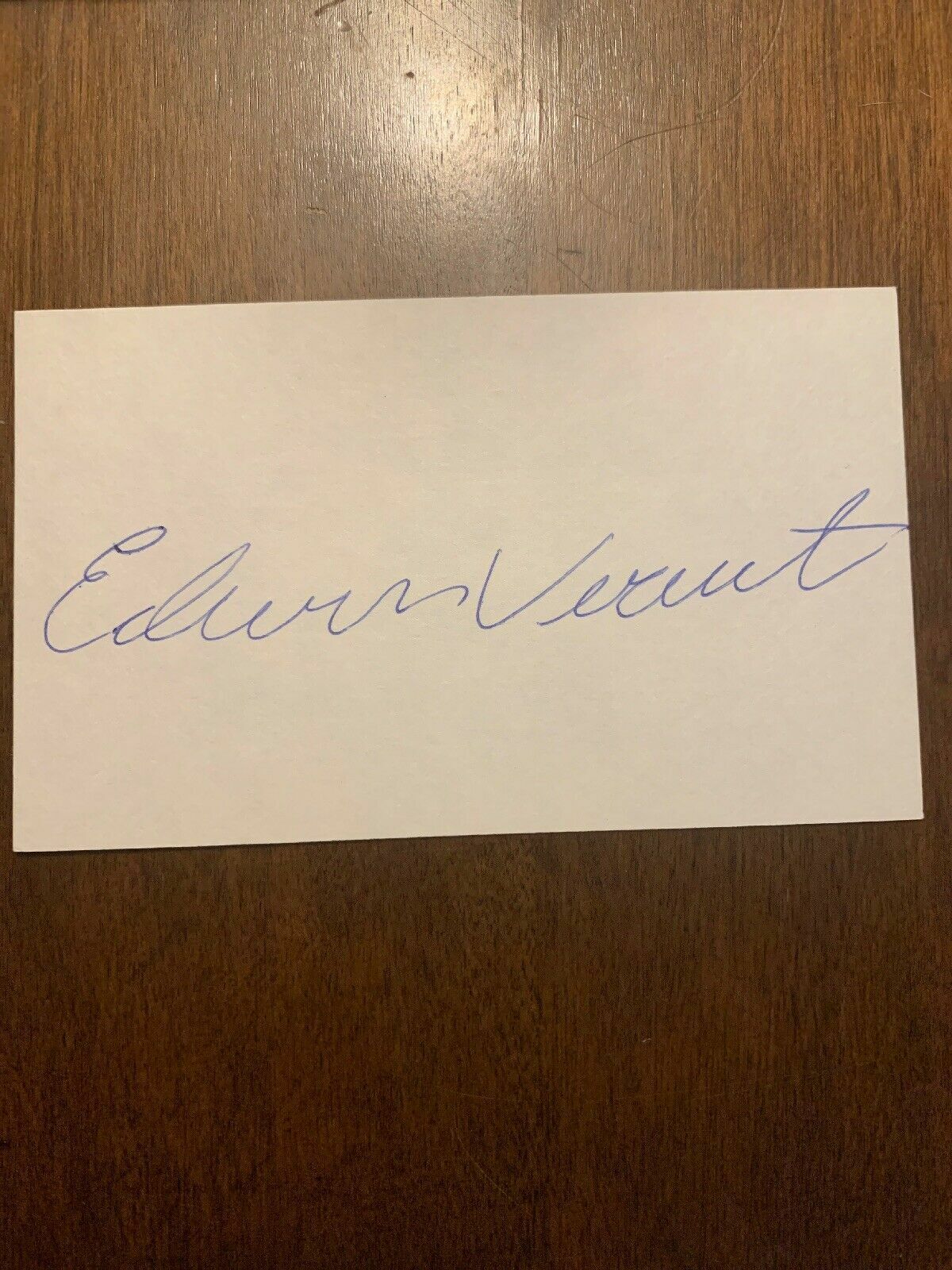 EDWIN VIRUET - BOXER - AUTHENTIC AUTOGRAPH SIGNED- B5592 | eBay