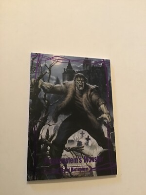 2015 2016 Marvel Masterpieces PURPLE parallel #/199 Frankenstein Card 9 ...