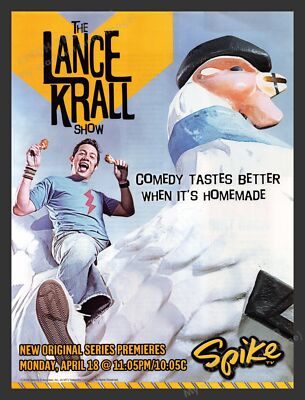 The Lance Krall T.V. Show Celebrity 2000s Print Advertisement Ad 2005 ...
